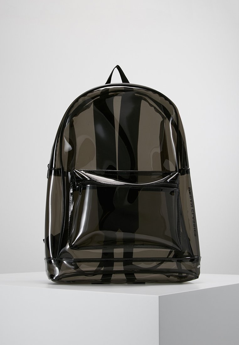 Urban Classics TRANSPARENT BACKPACK - Rucksack - black/transparent ...