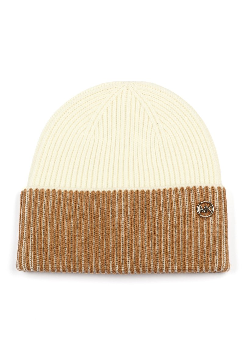 MICHAEL Michael Kors PLAITED FISHERMAN CUFF - Bonnet - open white/blanc ...