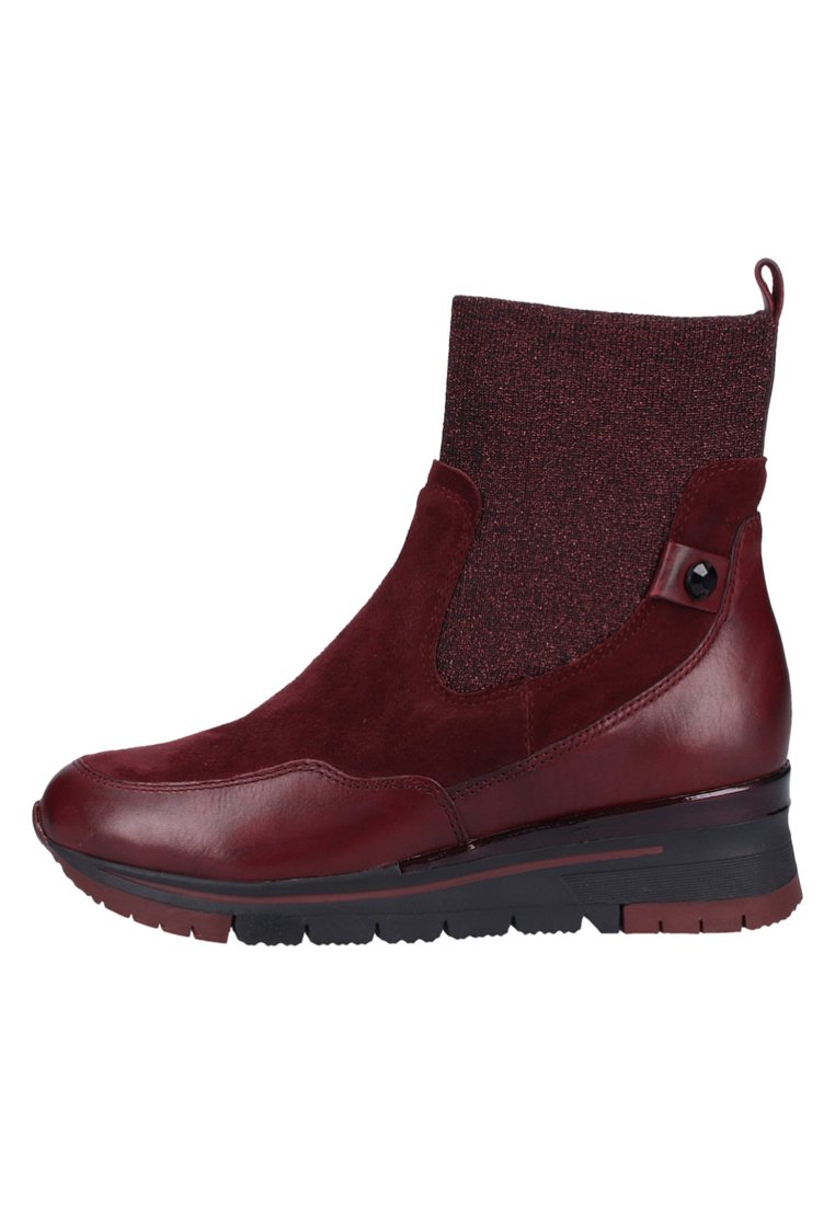 Tamaris Bottines - bordeaux/rouge - ZALANDO.FR