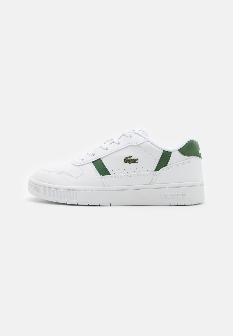 Lacoste T-CLIP SET CHILDREN CORE ESSENTIALS UNISEX - Trainers - white/dark green/white - Zalando.ie