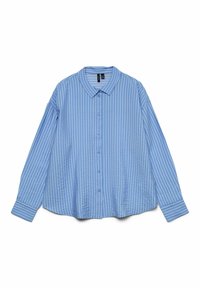 Vero Moda Curve VMCKAJA - Button-down blouse - vista blue/blue - Zalando