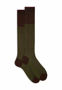 Gallo CALZE FANTASIA GIGLIO - Calzettoni - brown/marrone - Zalando.it