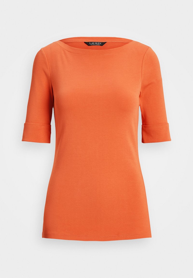 Lauren Ralph Lauren STRETCH COTTON BOATNECK TEE - Basic póló - canyon ...