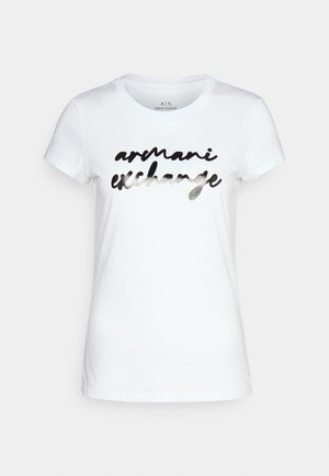 EA7 Emporio Armani T-Shirt print - bianco/weiß - Zalando.de