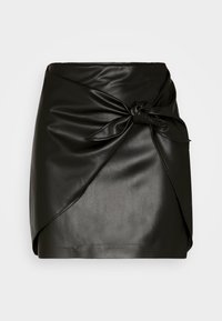 Guess ALYA WRAP SKIRT - Ovito krilo - jet black multi/črna - Zalando.si