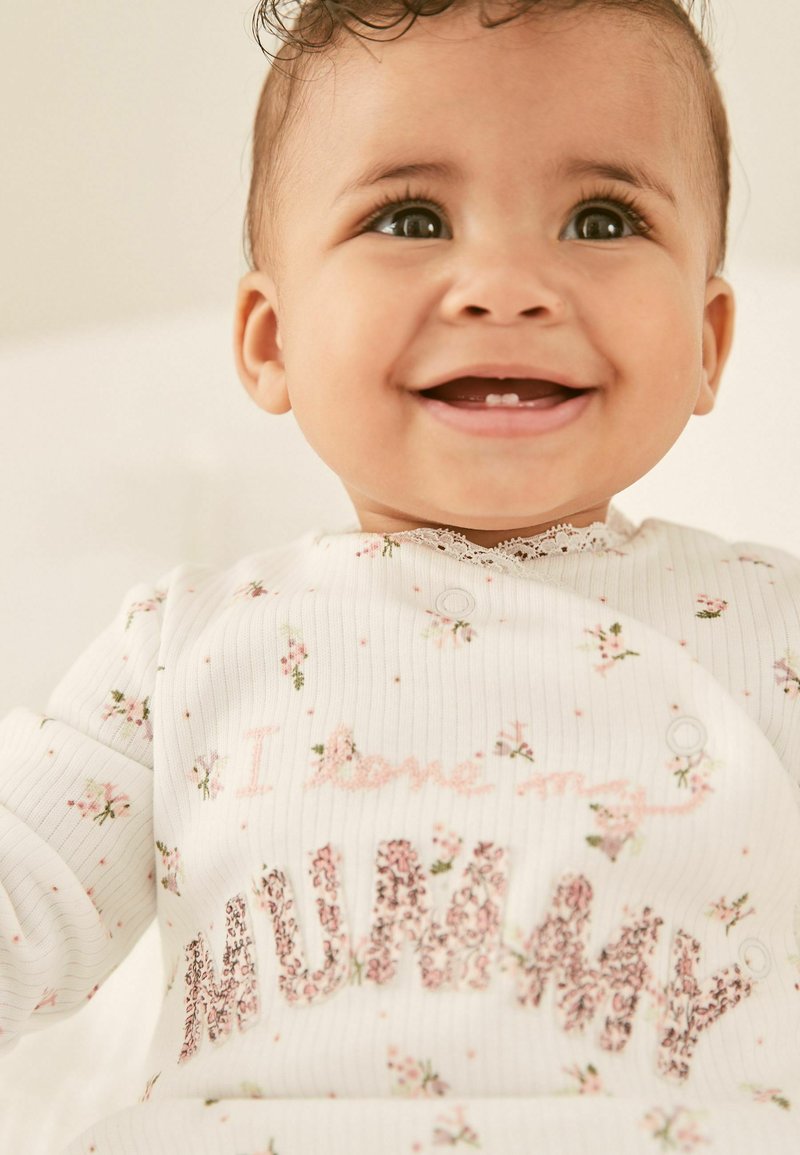 Next FLORAL FAMILY - Strampler - white/weiß - Zalando.de