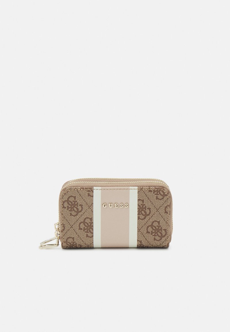 Guess DOUBLE ZIP MINI WALLET - Wallet - latte/beige - Zalando.ie
