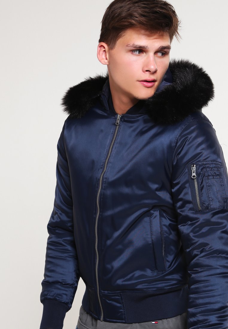 Urban Classics Winter jacket - navy/dark blue - Zalando.ie