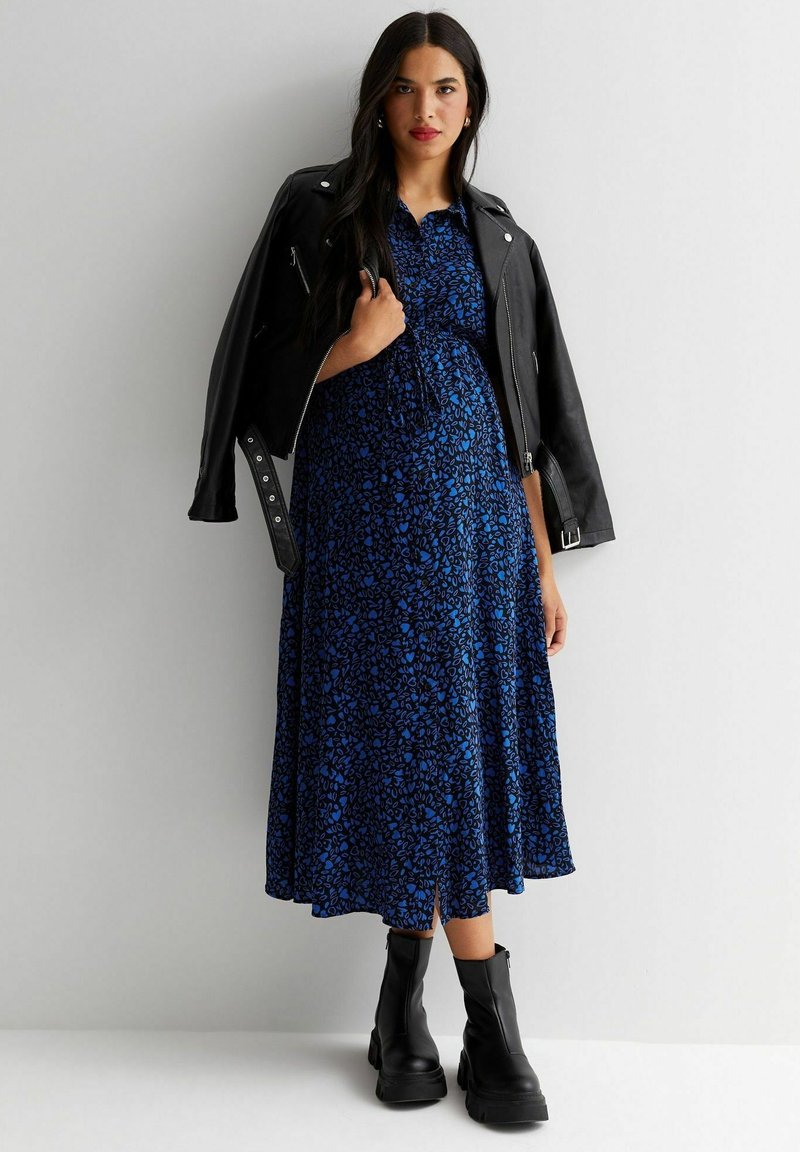 New Look Maternity MATERNITY HEART SHORT SLEEVE MIDI NURSING ...