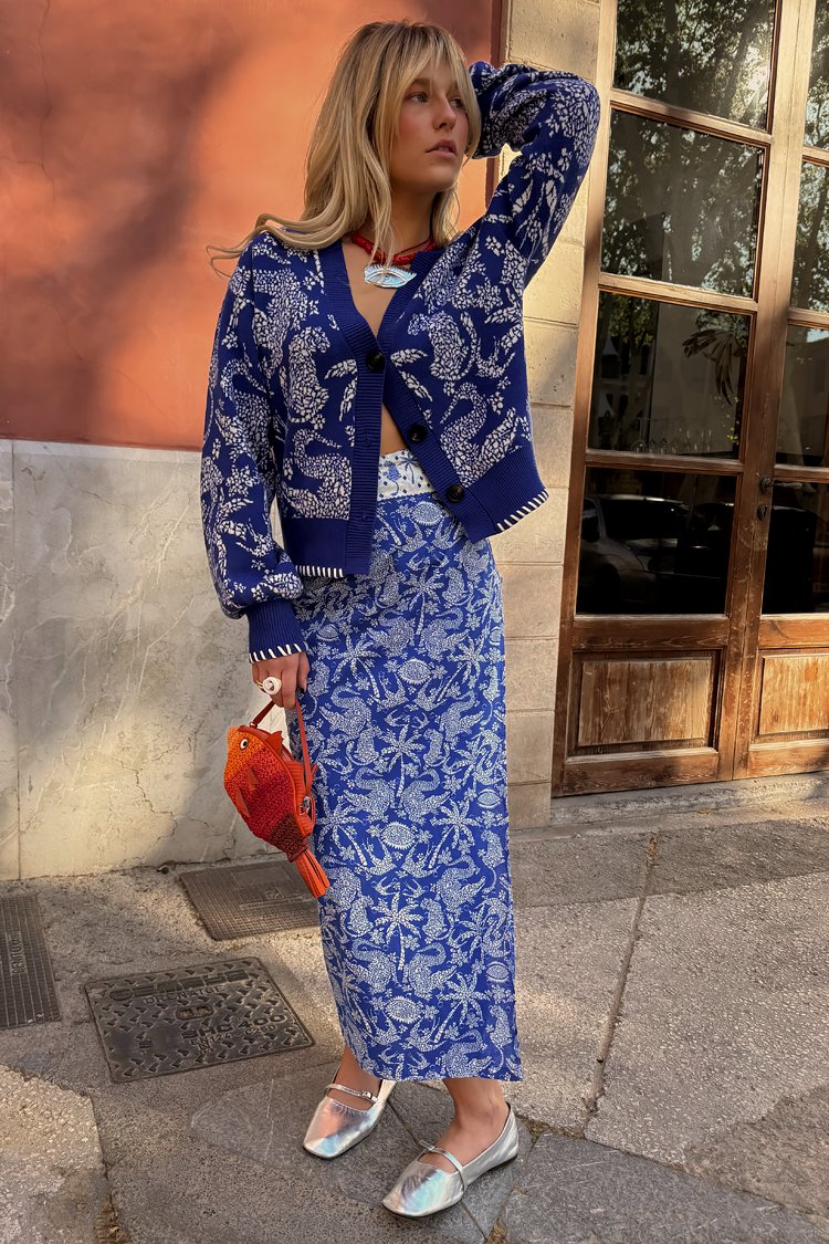 Never Fully Dressed CARDI - Cardigan - blue - Zalando.ie