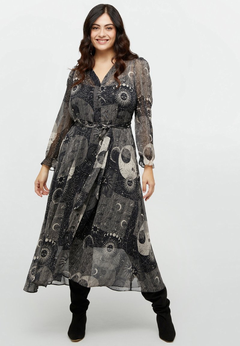 Fiorella Rubino - Sukienka koszulowa/czarny - Zalando.pl