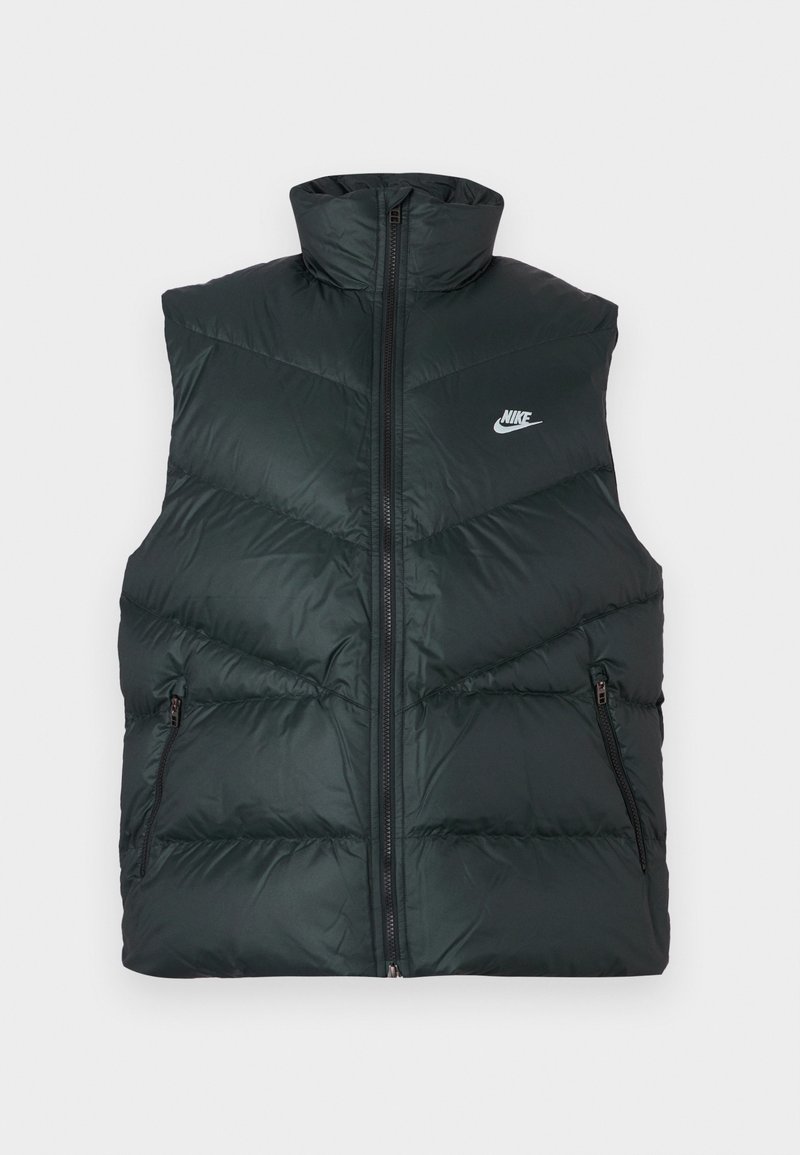 Nike Sportswear WINDRUNNER VEST - Waistcoat - black/white/black ...