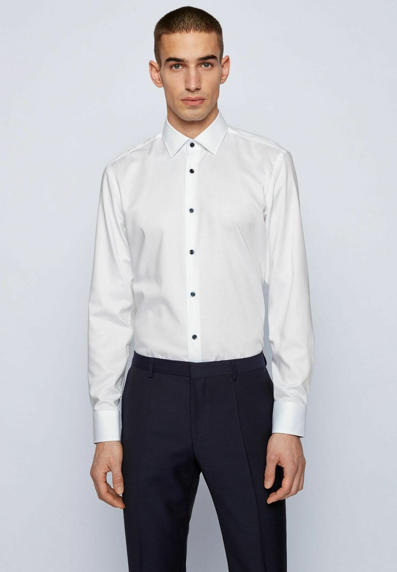 BOSS Formal shirt - white - Zalando.co.uk