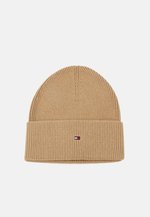 Tommy Hilfiger ESSENTIAL FLAG BEANIE - Muts - camel - Zalando.nl