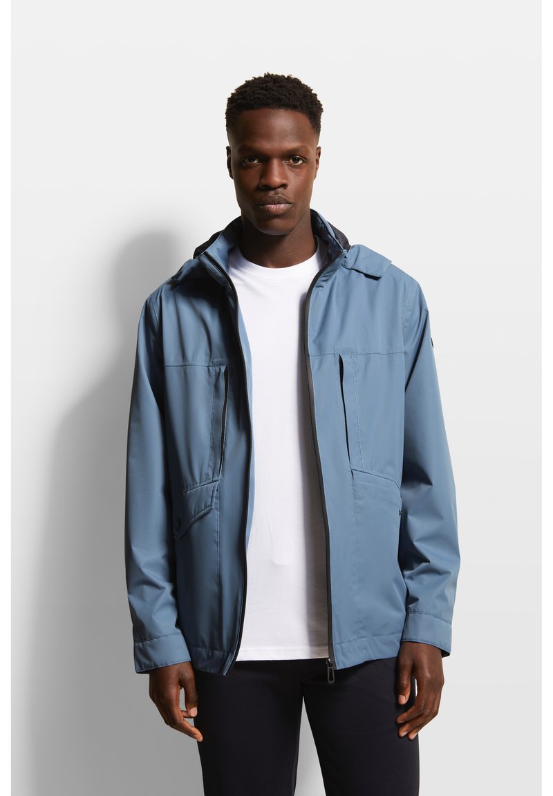 bugatti MIT ABNEHMBARER KAPUZE - Waterproof jacket - hellblau/light ...