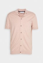 Selected Homme SLHBERG CUBAN - Shirt - rose tan/mottled light pink ...
