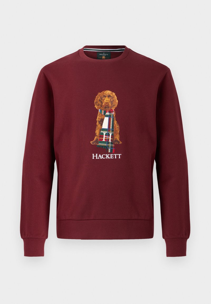 Hackett London HERITAGE HARRY CREW - Camisola - burgundy red/bordeaux ...
