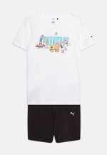Puma SPONGEBOB UNISEX SET - Tracksuit - white/black/black - Zalando