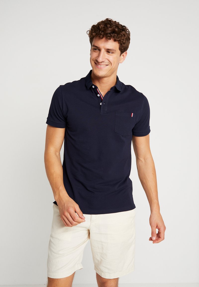 Pier One TRICOLORE TRIM - Polo - dark blue/blu scuro - Zalando.it