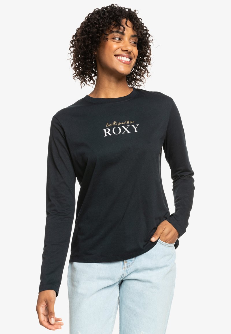 Roxy I AM FROM THE ATLANTIC LONGSLEEVE - Langarmshirt - anthracite/anthrazit - Zalando.de