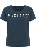 Mustang Triko s potiskem - blau/tmavě modrá - Zalando.cz