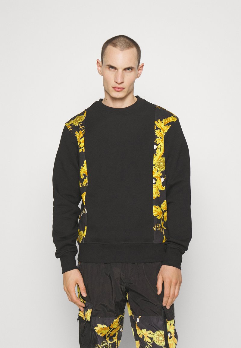 Versace Jeans Couture CHAIN - Sweatshirt - black/gold/sort - Zalando.dk