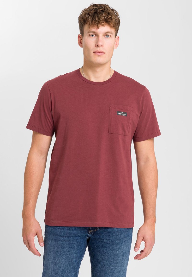 Cross Jeans Basic T-shirt - chestnut/brown - Zalando
