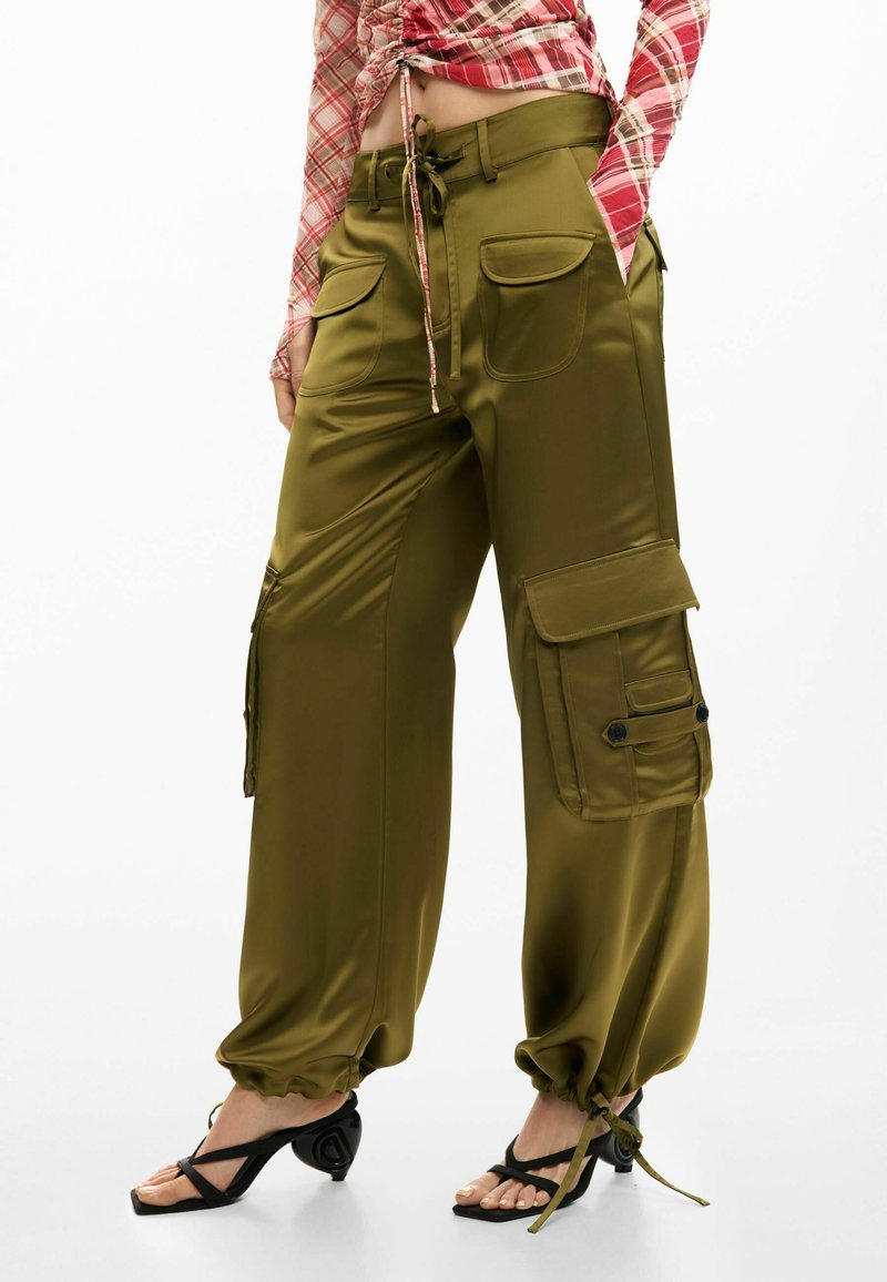 Desigual Cargo trousers - green - Zalando
