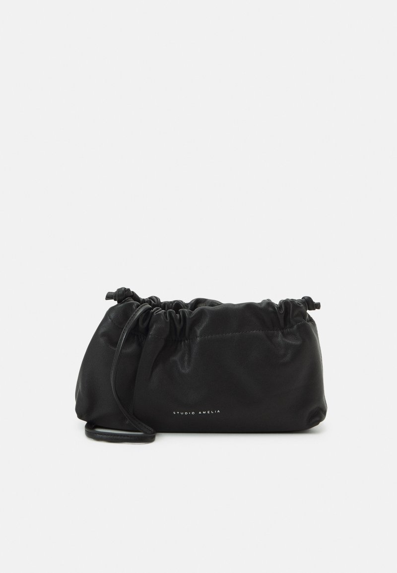 Studio Amelia MINI DRAWSTRING BAG - Umhängetasche - black/schwarz - Zalando.at