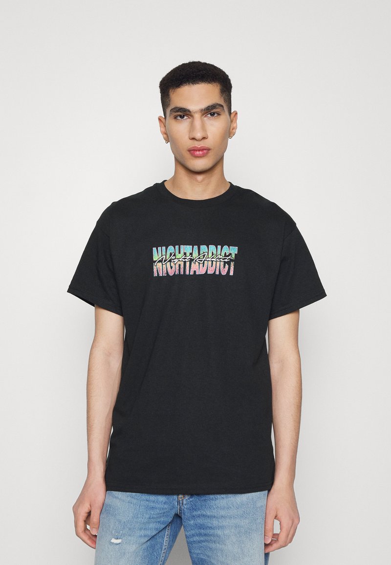 Night Addict GRAFFIT - Camiseta estampada - black/negro - Zalando.es