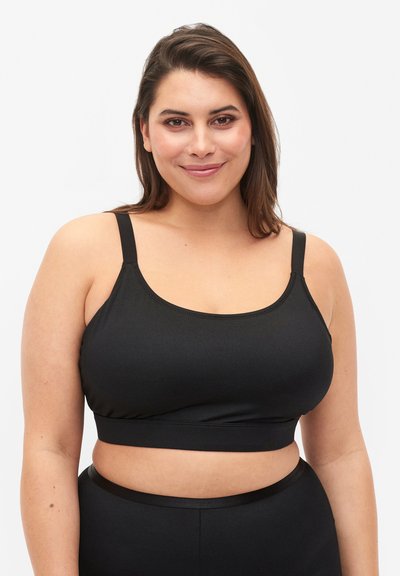 Zizzi WITH ADJUSTABLE STRAPS - Bikini-Top - black/schwarz - Zalando.ch