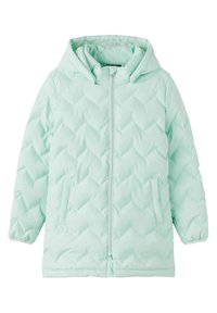 Name it HOODED PUFFER JACKET - Vinterjacka - icy morn/mint - Zalando.se
