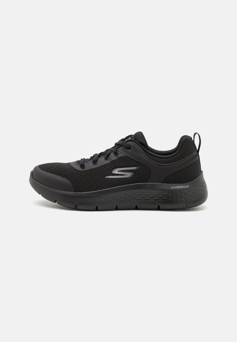 Skechers Performance GO WALK FLEX LACE UP - Walking trainers - black ...