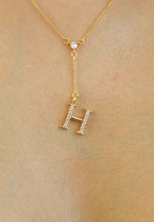 Bombay Sunset INITIAL ALPHABET LETTER T - Collier - rose gold-coloured ...