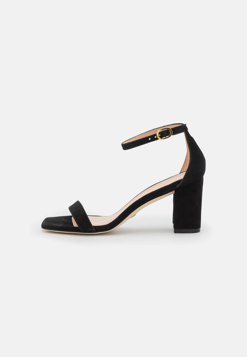 Stuart Weitzman NUDISTCURVE BLOCK - Riemensandalette - black/schwarz ...