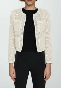 Mango SOFIA - Strickjacke - ecru/offwhite - Zalando.de