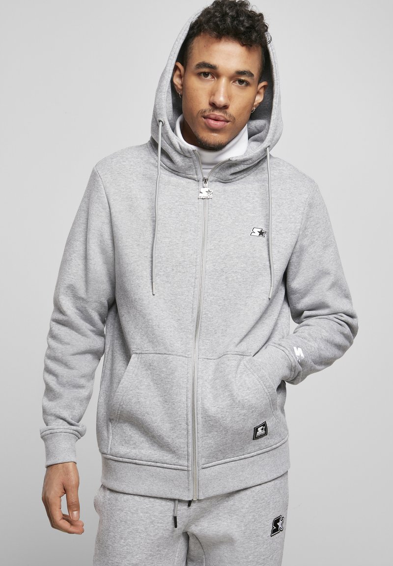 Starter ESSENTIAL - Mikina na zip - heathergrey/světle šedá - Zalando.cz