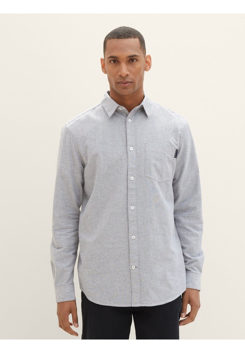 TOM TAILOR Hemd - navy chambray/dunkelblau - Zalando.de