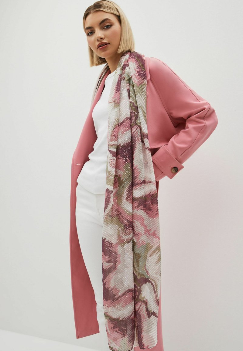 Next FOIL LIGHTWEIGHT - Bufanda - pink marble/rosa - Zalando.es