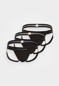 Calvin Klein Underwear JOCK STRAP 3 PACK - Briefs - black/multi ...