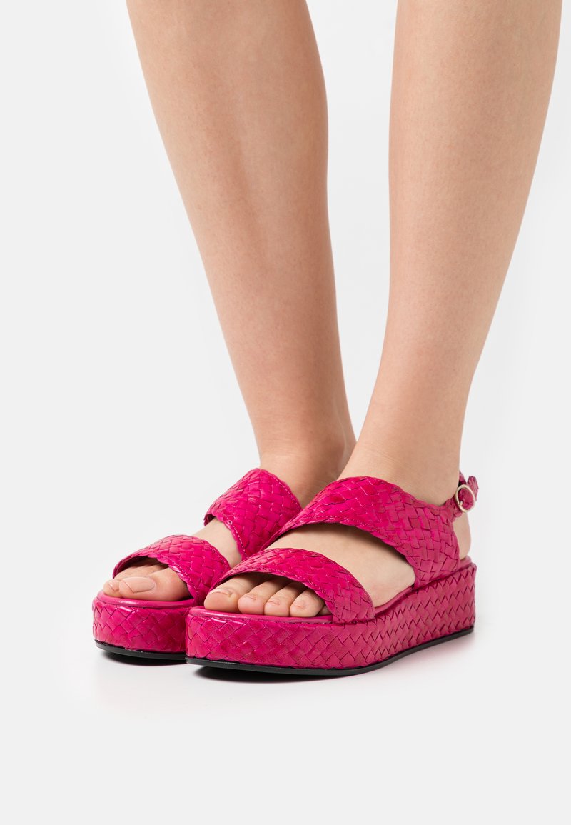 Pons Quintana FORLI - Platform sandals - basico liro/pink - Zalando.de