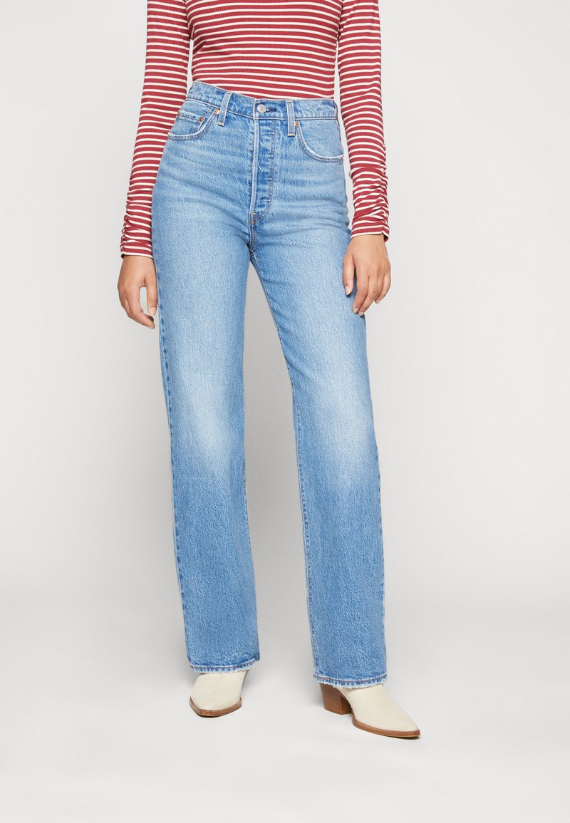Levi's® RIBCAGE FULL LENGTH - Jeans Straight Leg - dance around/blue ...