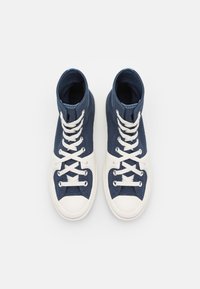 Converse CHUCK TAYLOR ALL STAR CONSTRUCT UNISEX - Sneaker high - navy ...