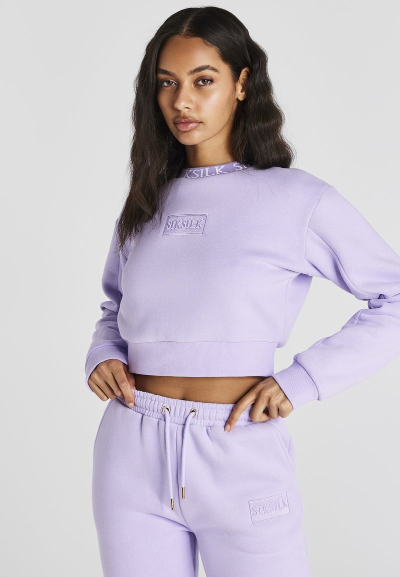 SIKSILK DELUXE CROP - Sweater - lilac/lila - Zalando.nl