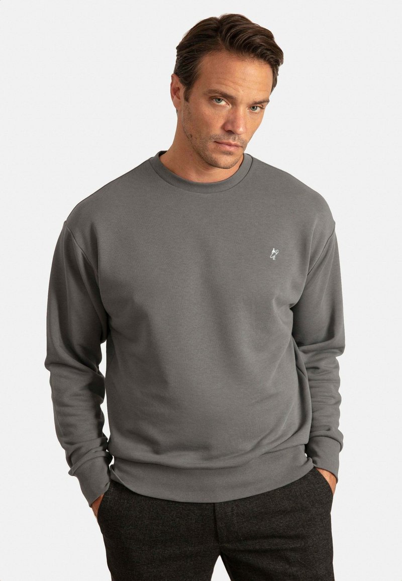 Jacey Quinn 2 PACK HALF OVERSIZE SWEATSHIRT - Sweatshirt - stone-ecru ...