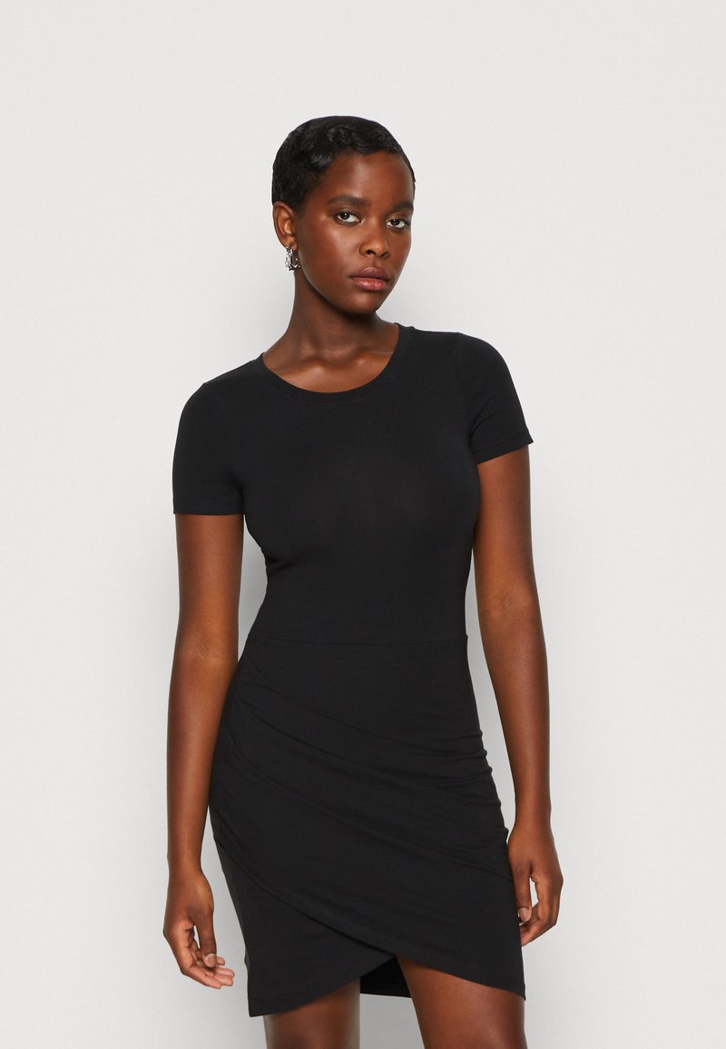 Even&Odd Robe en jersey - black/noir - ZALANDO.FR
