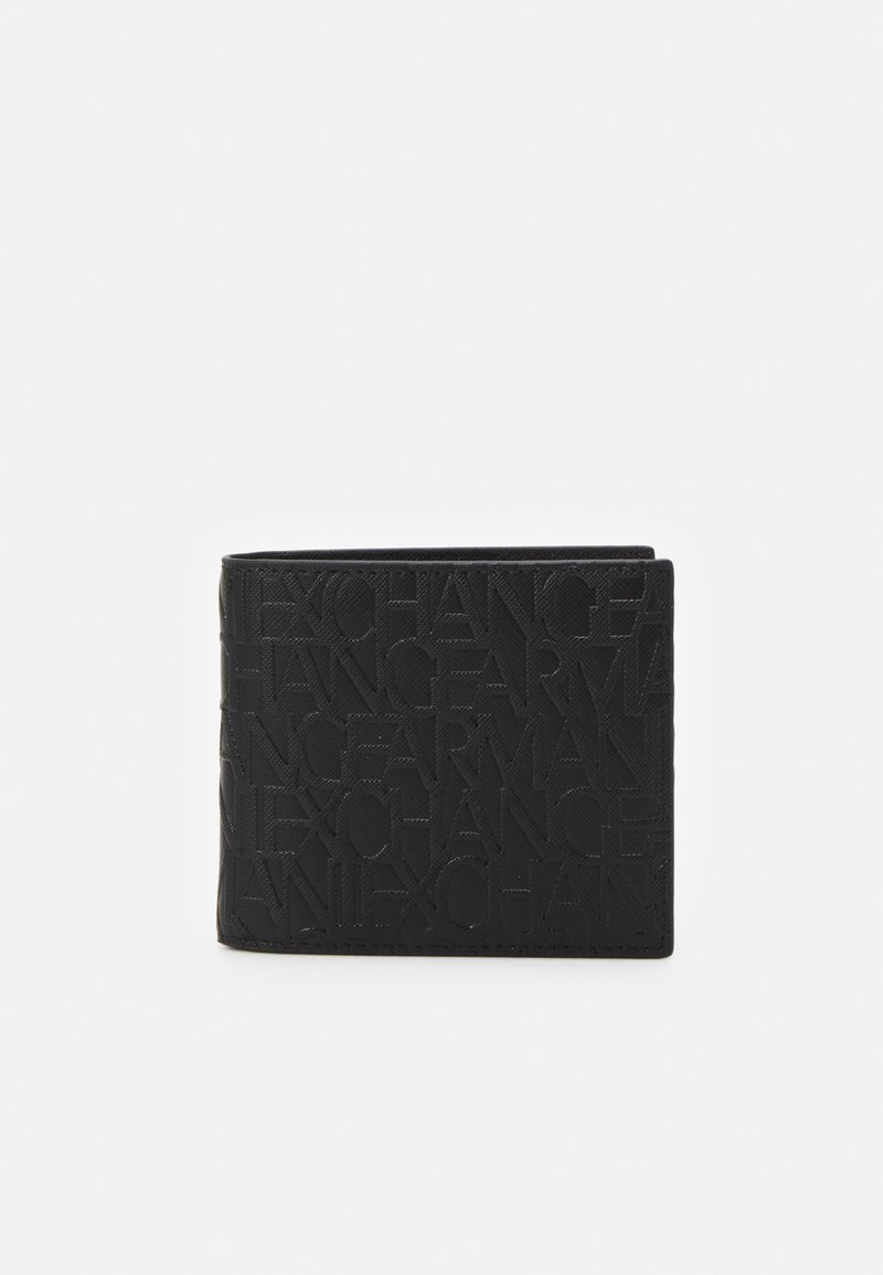 Armani Exchange BIFOLD CREDIT CARD UNISEX - Wallet - nero/black/black ...