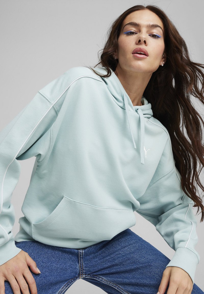 Puma Jersey con capucha - turquoise surf/azul - Zalando.es