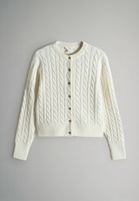 THE SET REGULAR FIT - 2 PACK CABLE - Adīta jaka - navy blue cream/zils ...