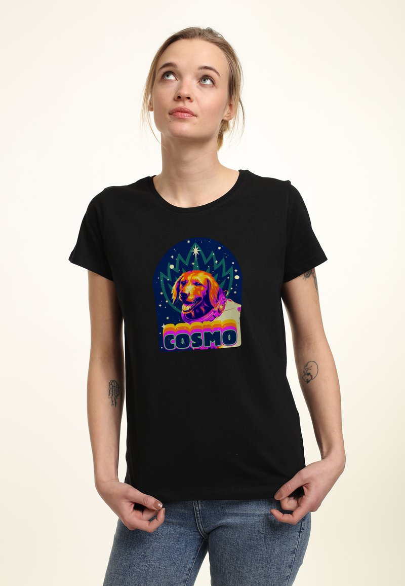 Marvel GUARDIANS OF THE GALAXY VOL. 3 COSMO - T-shirt imprimé - black ...